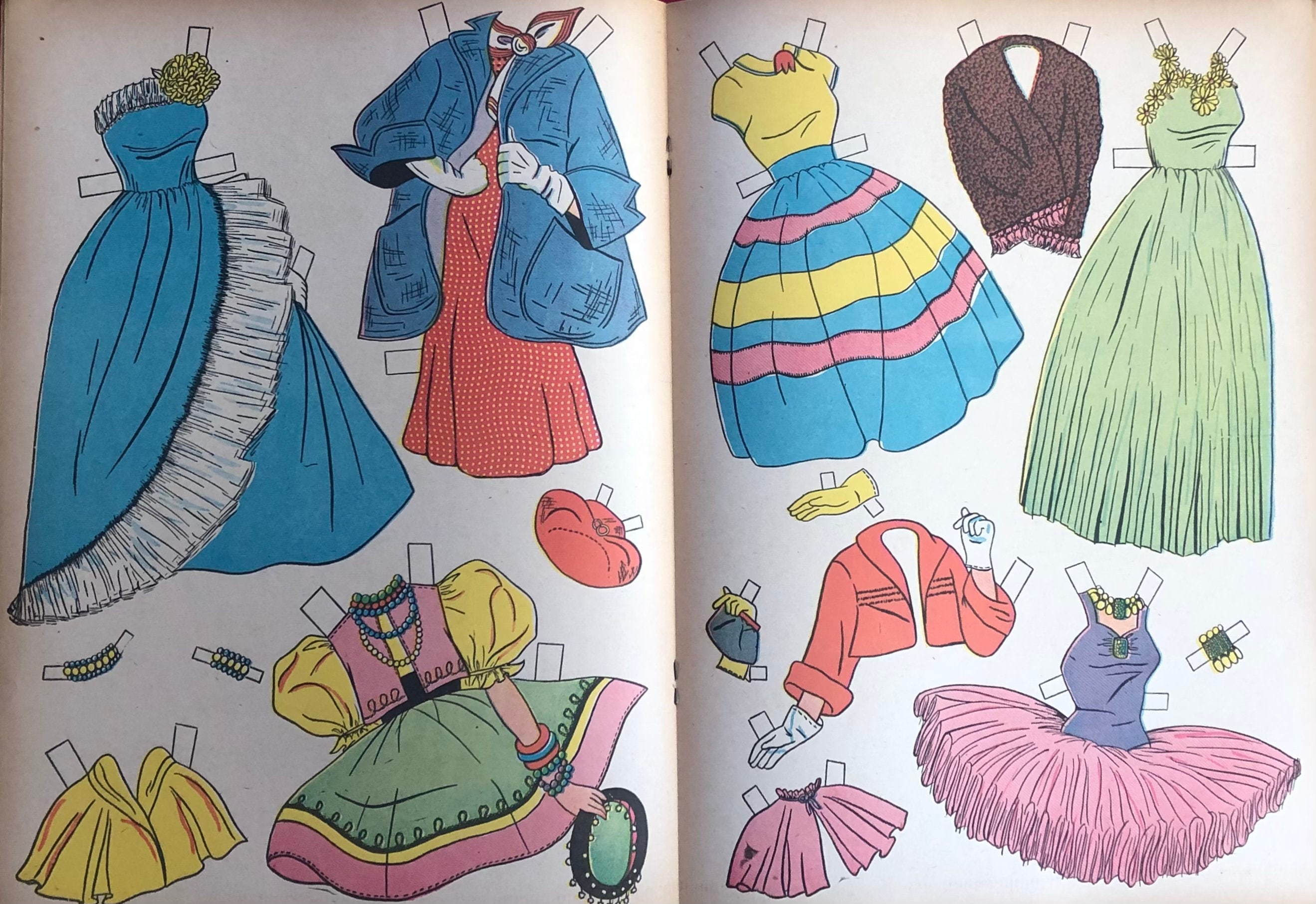 Vintage TV Star Time Paper Doll Book, 1950s, Rare, Uncut and Original ...