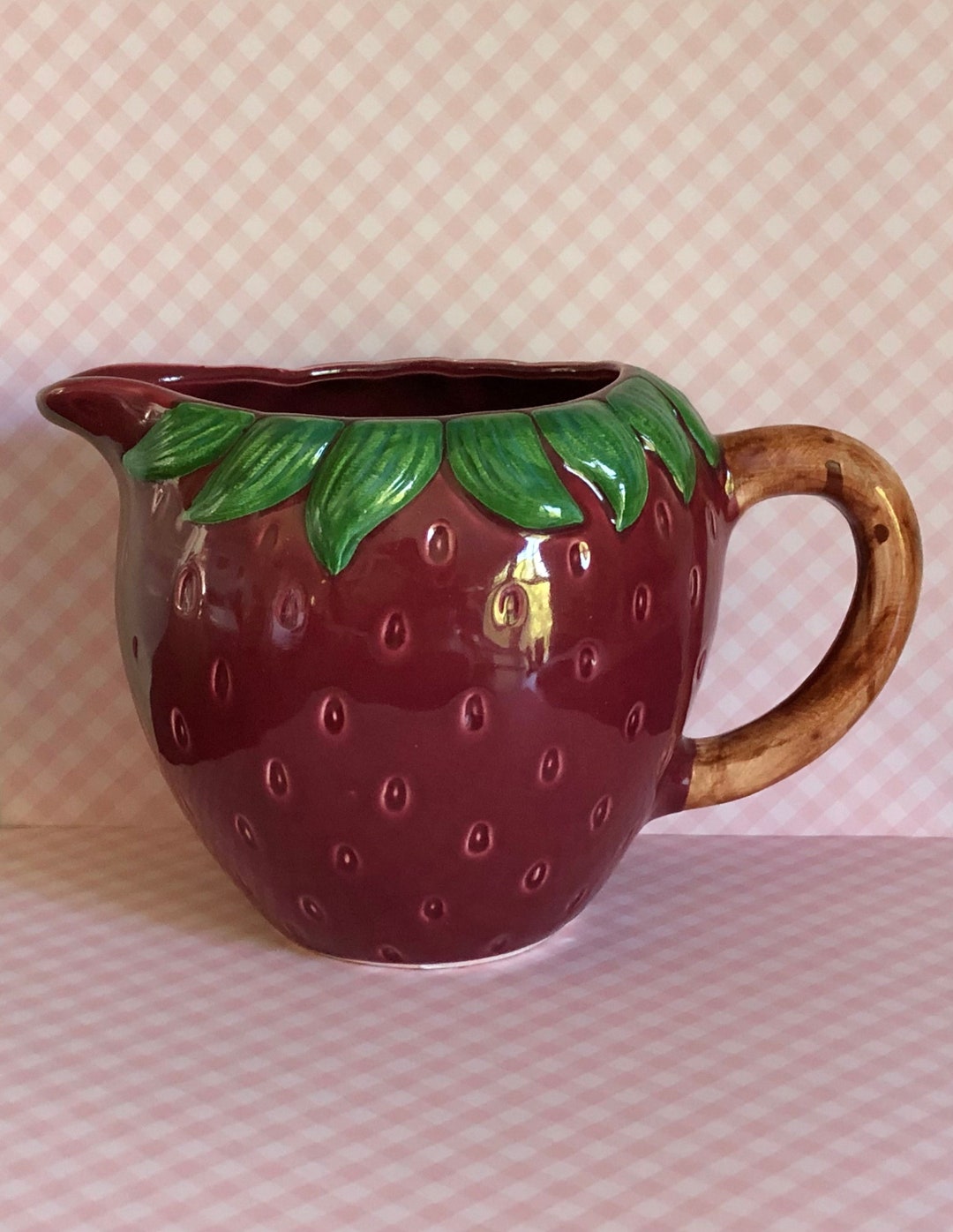Fresh Strawberry Pitcher - Etsy