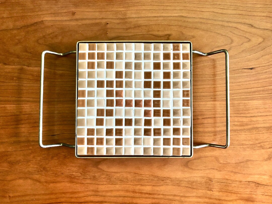 Mid-century Modern Mosaic Tile Trivet - Etsy