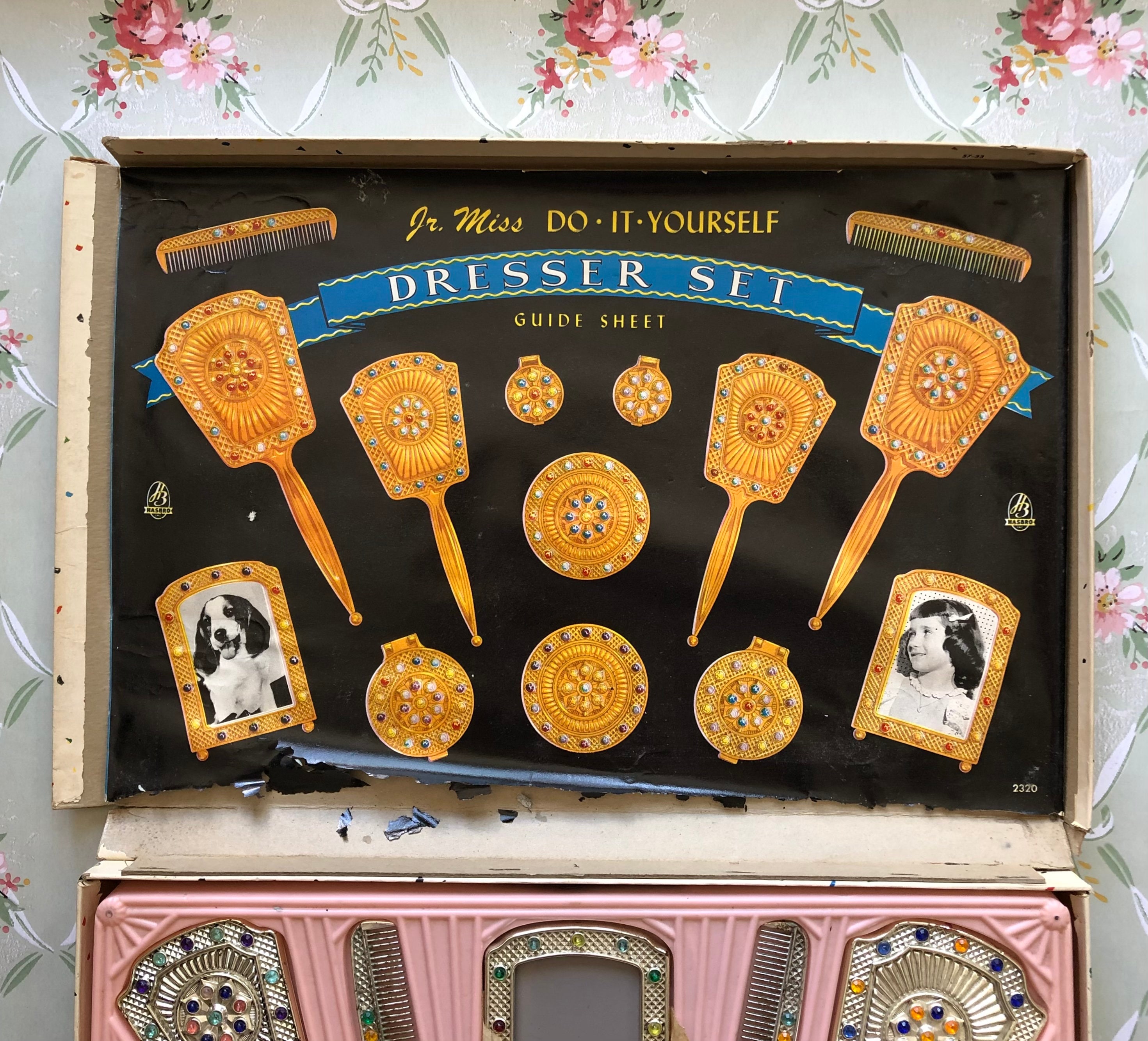 Vintage Jr. Miss Do-it-yourself Dresser Set, 1950s, by Hasbro - Etsy
