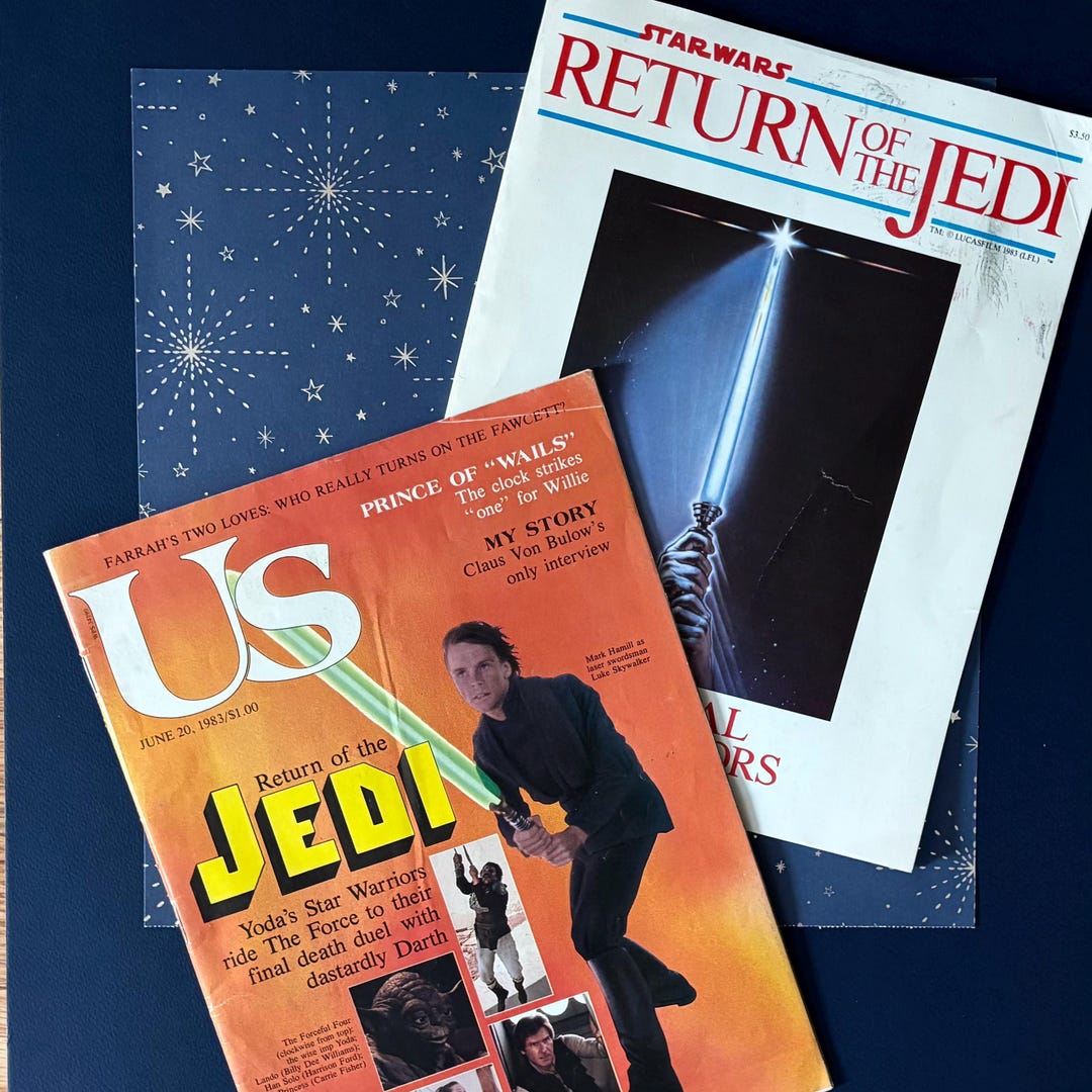 1983 Star Wars: “return of the Jedi Official Collector’s Edition” and ...
