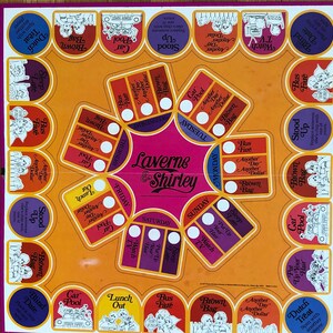 Vintage Laverne and Shirley Board Game, 1977 - Etsy