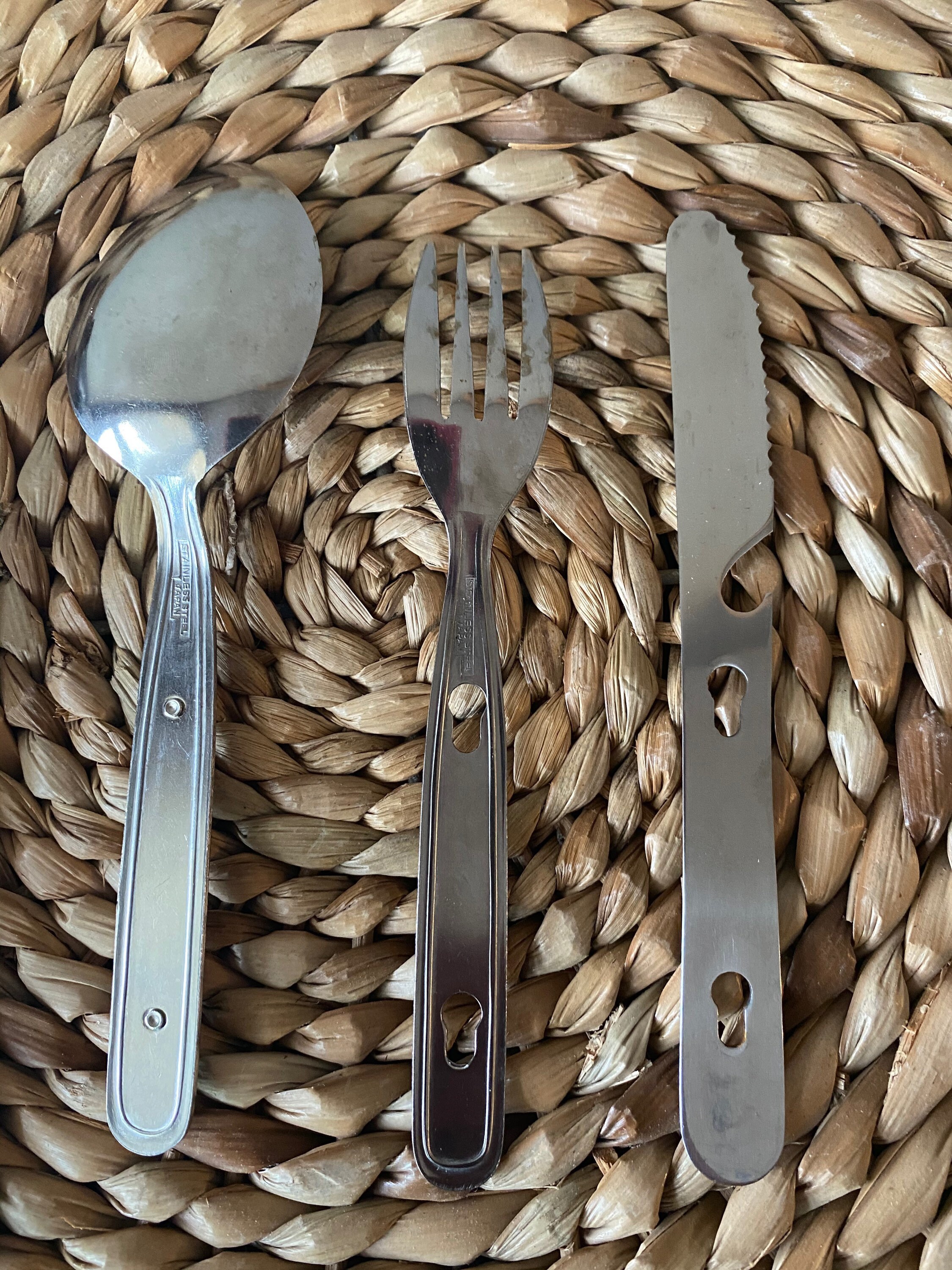 Vintage Set of Boy Scout Camping Silverware - Etsy