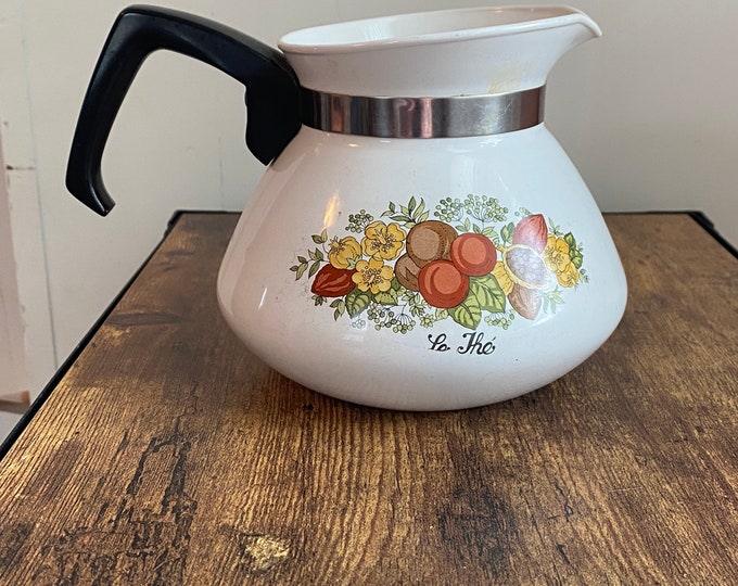 Corning Ware Vegetable Pattern Tea Pot - Etsy