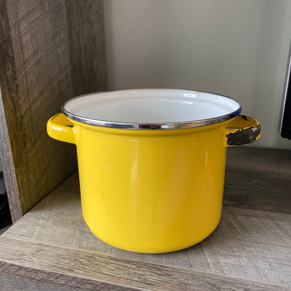 Enamel Pot - Etsy