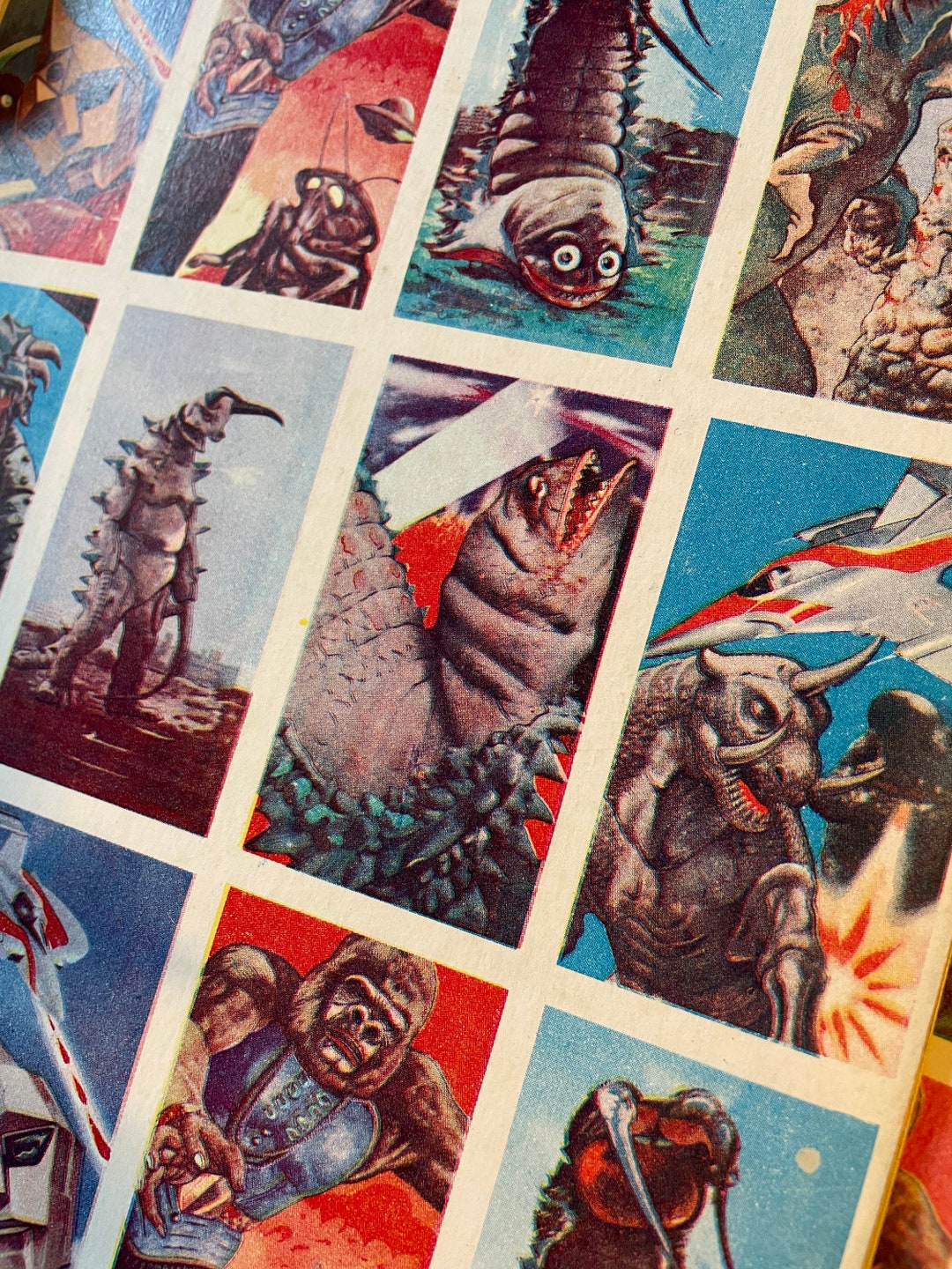 Vintage Japanese 1970's Kaiju Trading Card From Early Showa Period ...