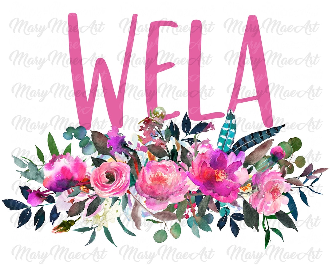 Wela, Sublimation Png File, Digital Download - Etsy