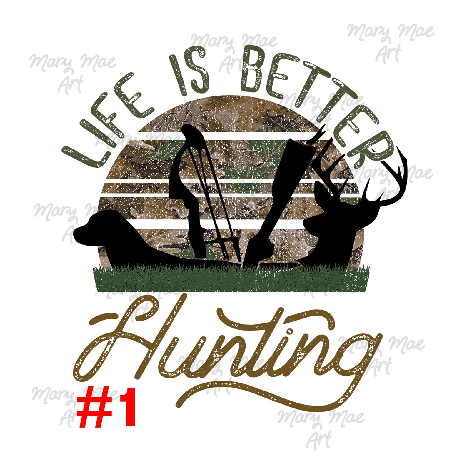 Life is Better Hunting Sublimation Transfer/ready to Press - Etsy