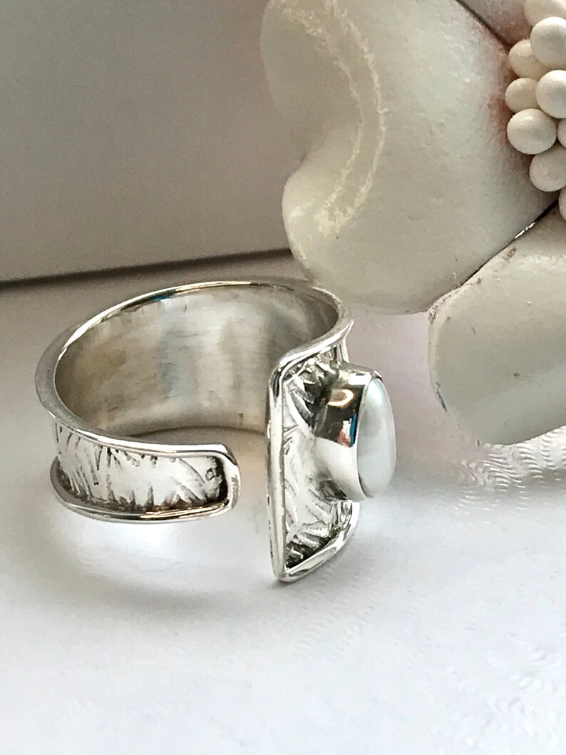 Adjustable Wrap Ring With Natural Freshwater - Etsy