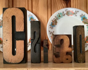 Printing Press Letters - Etsy