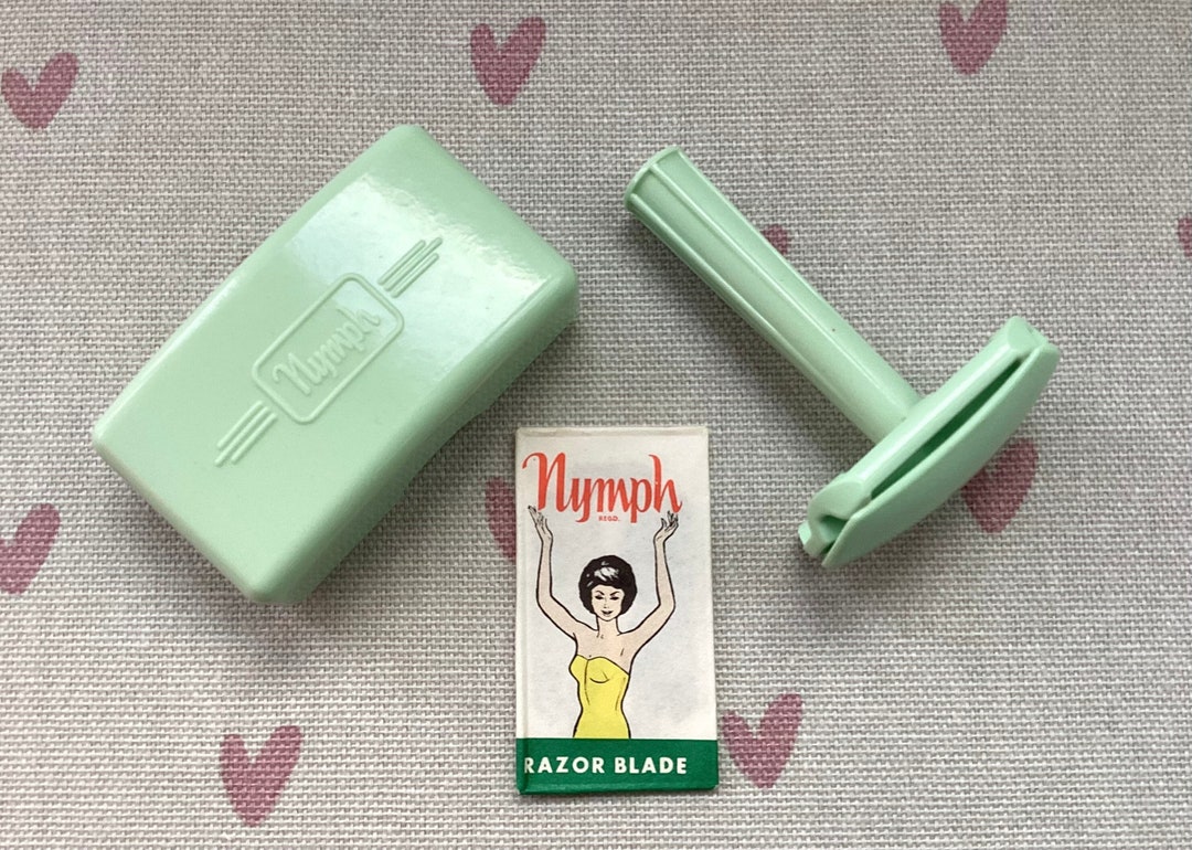 Bakelite Vintage Ladies Razor Compact Travel Razer, Pastel Green, Early ...