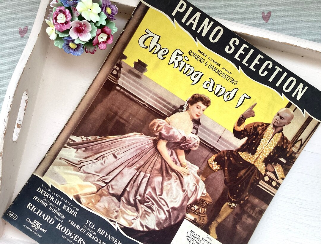 Vintage Sheet Music - "the King and I", Piano Music, 1951, Rogers ...