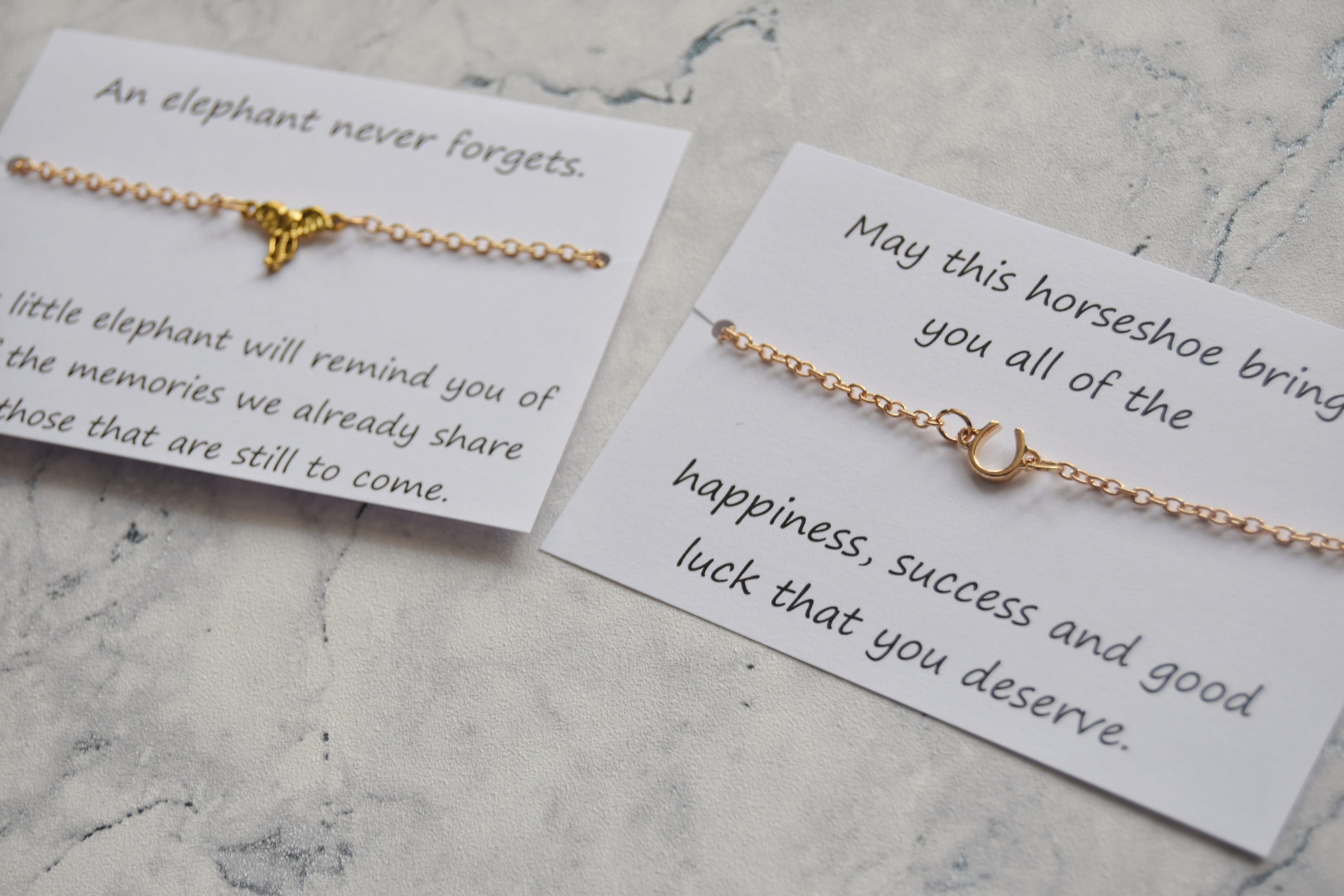 Personalised Friendship Bracelet Thank You Bracelet Choice - Etsy UK