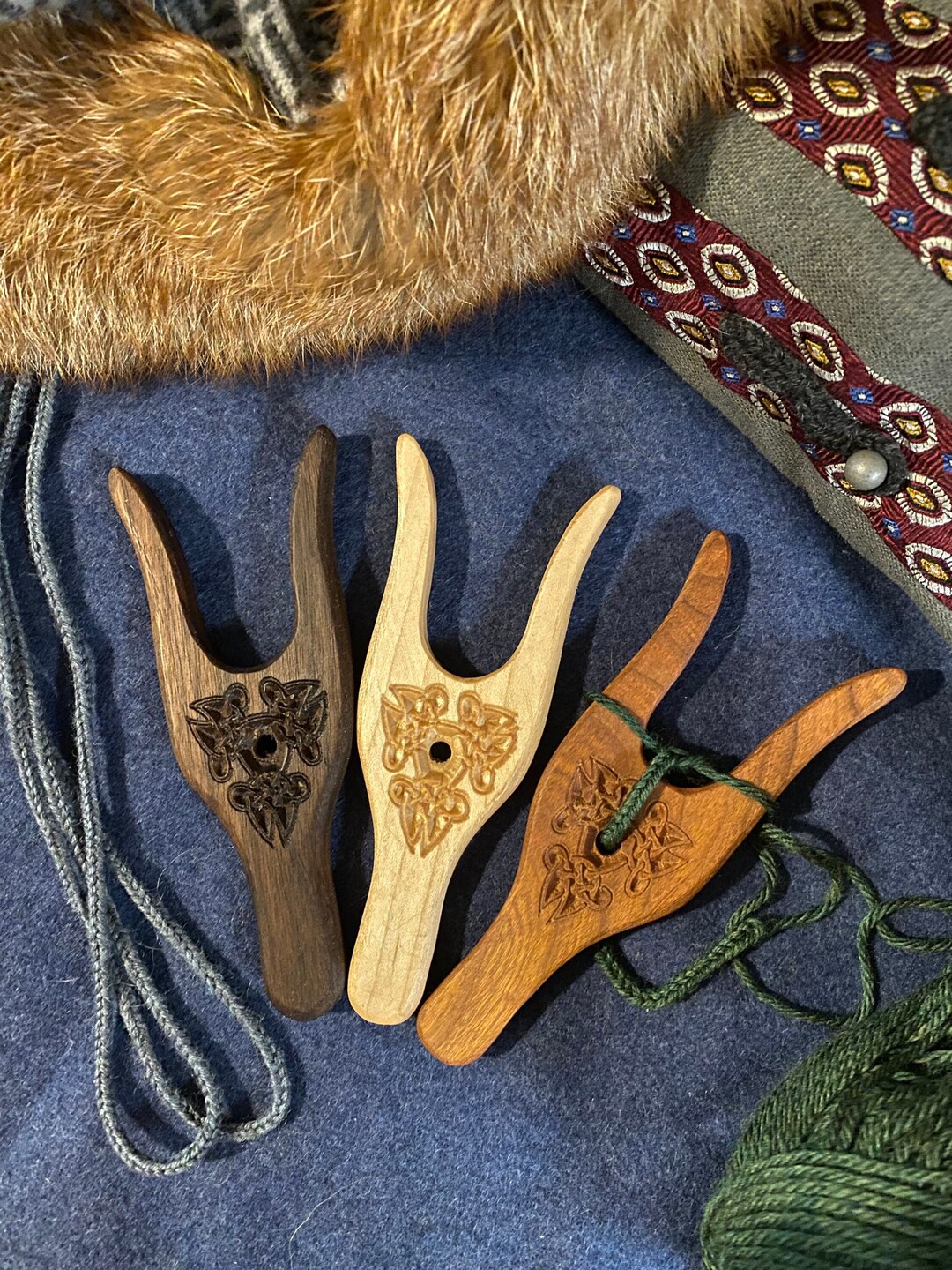 Viking Lucet Braiding Tool/knitting Fork - Etsy