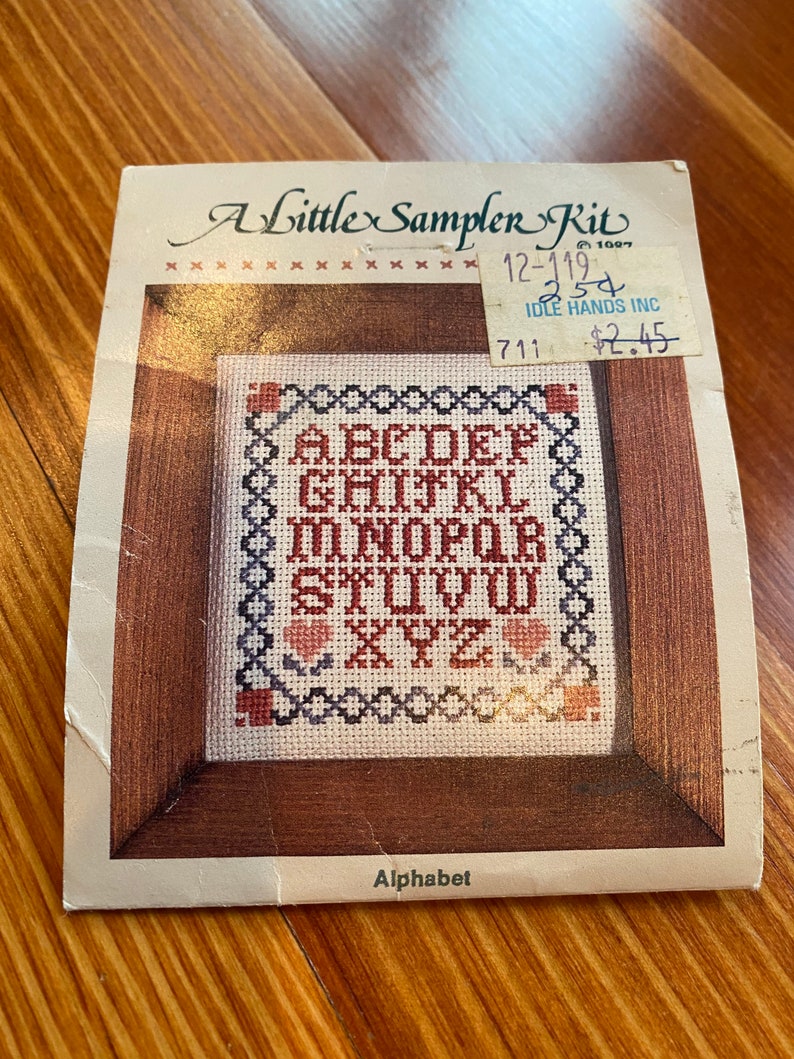 Four Mini Samplers From A Little Sampler Kit - Etsy
