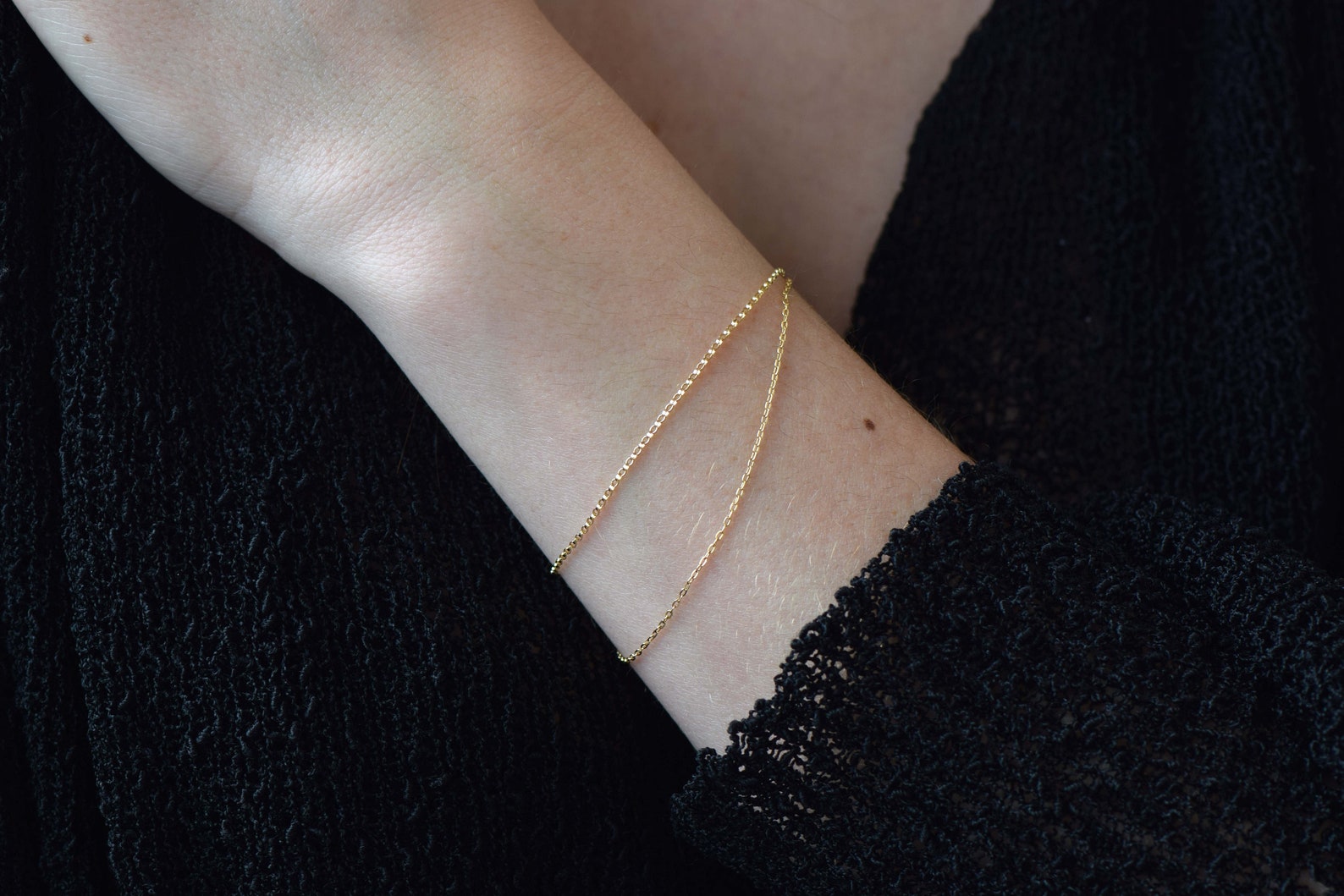 Gold Layered Bracelet Chain Bracelet 14k Gold Filled - Etsy
