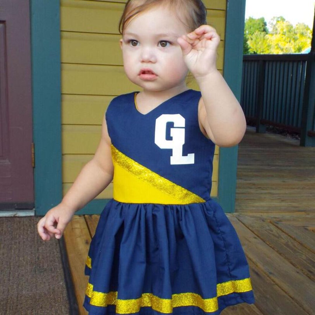 Replica Cheer Uniform for Infant Toddler Girls Semi-custom - Etsy