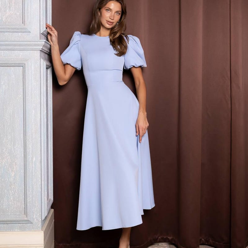Women's Pink Dress Church - Etsy