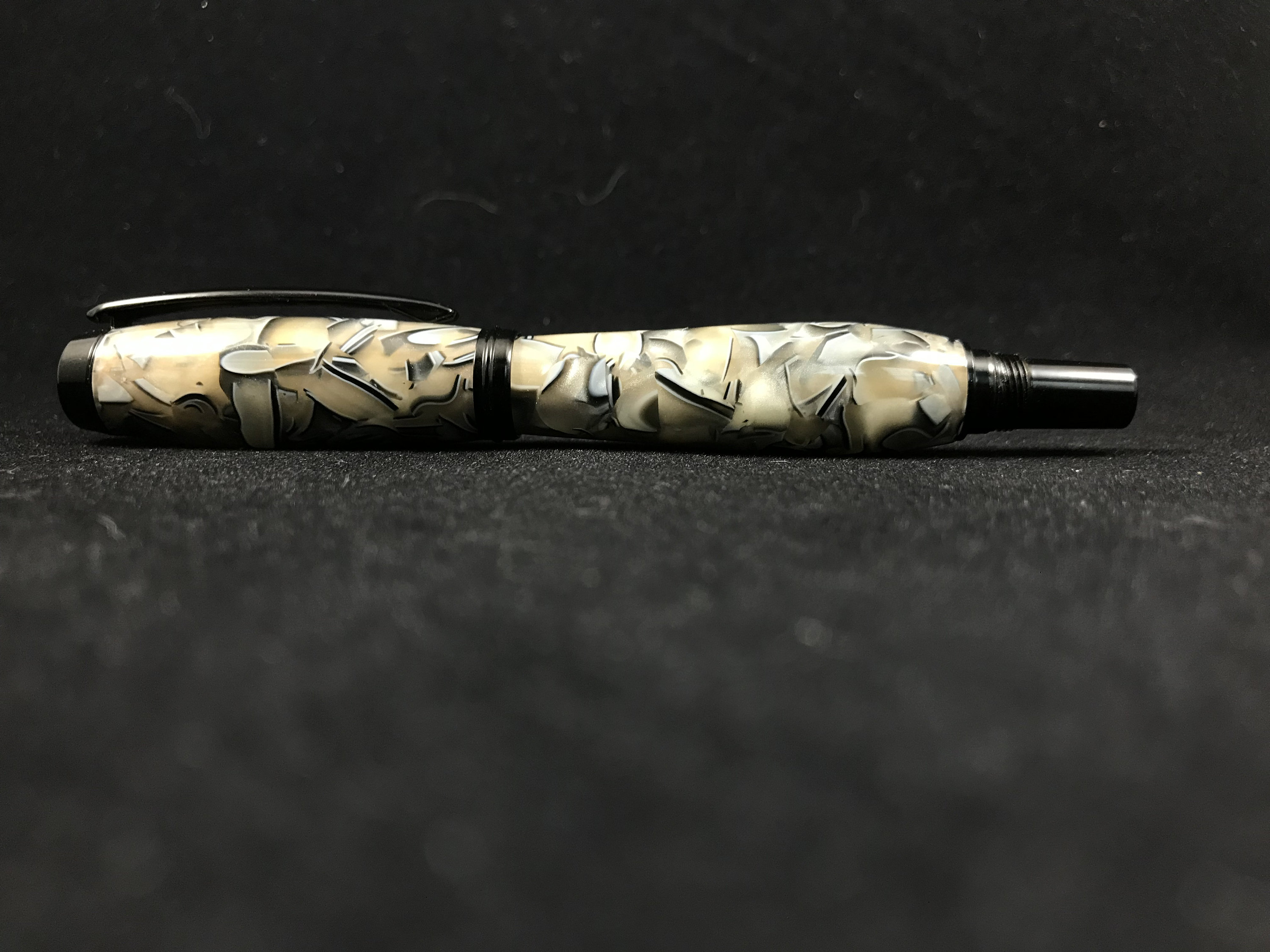 The Archer Pen in Fractured Gold Acrylic - Etsy