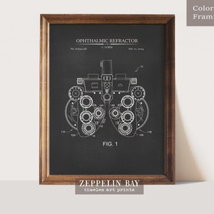 Gift for Ophthalmologist or Optometrist Vintage Optometry Patents ...