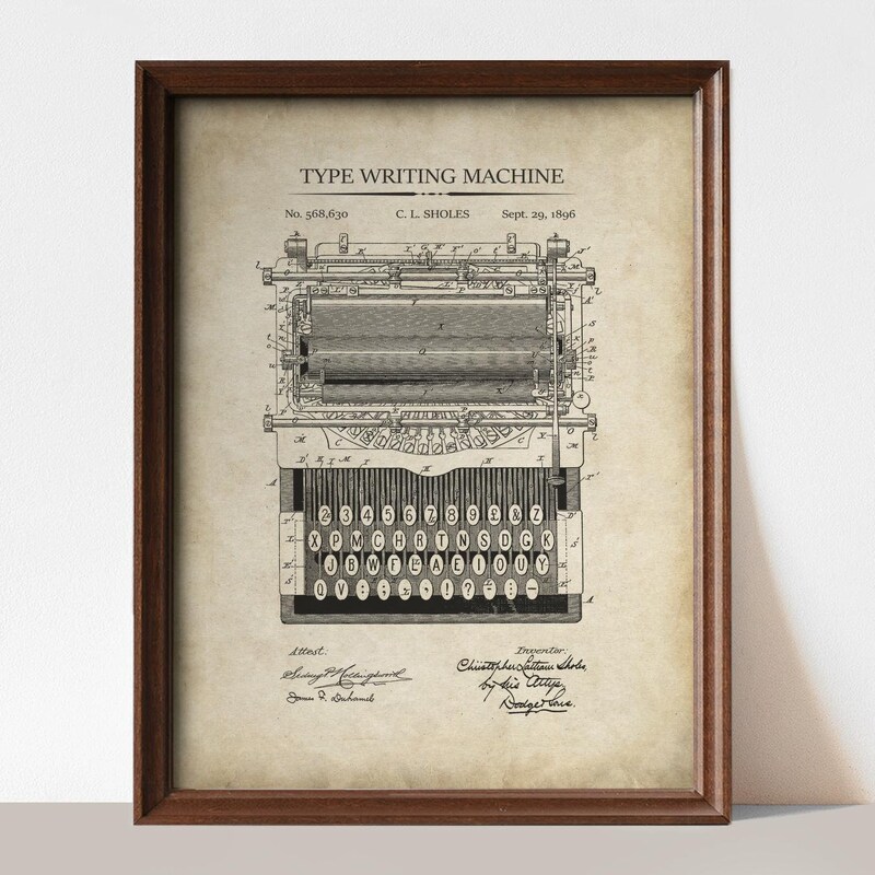 Typewriter Art Print - Etsy