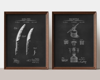 QWERTY Typewriter Patent Print Art 1878 - Etsy