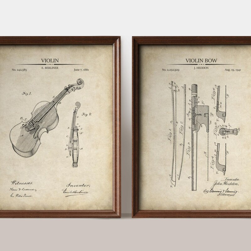 Violin Blueprint - Etsy
