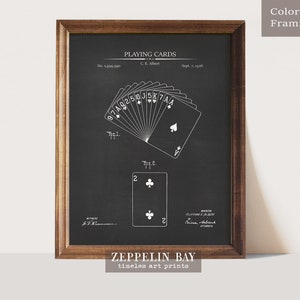 Poker Patent Art Prints | Set of 3 | Poker Wall Art | Gift for Poker ...