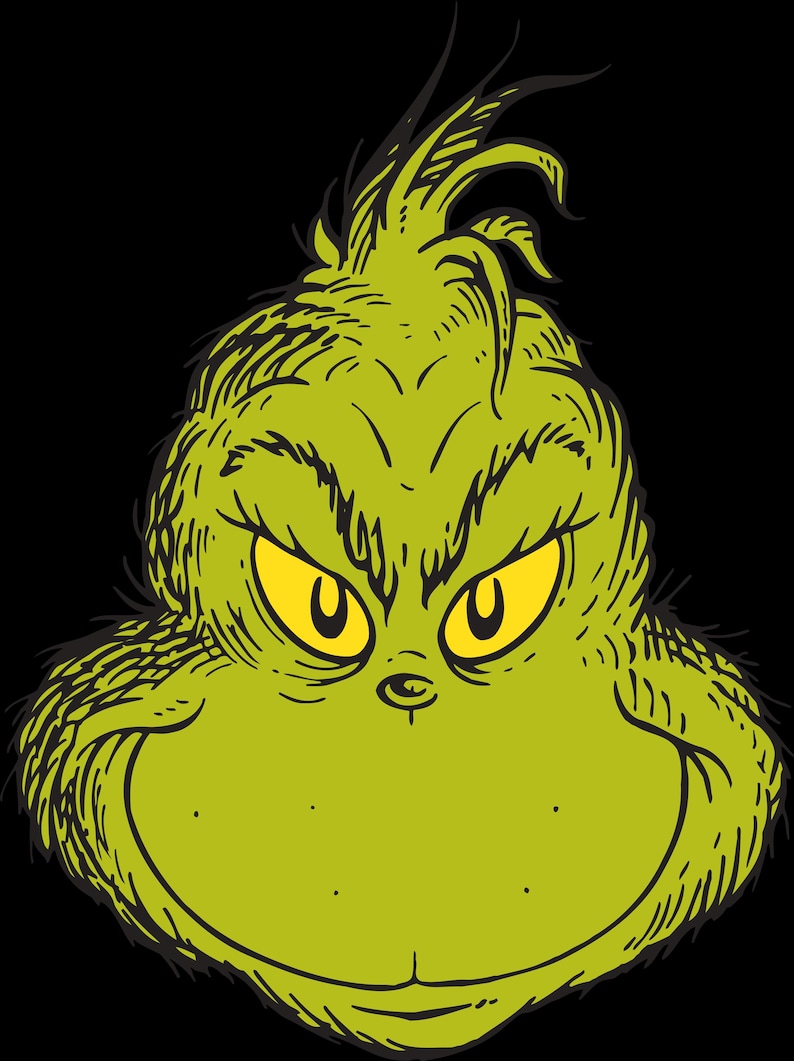 Grinch Face - Etsy