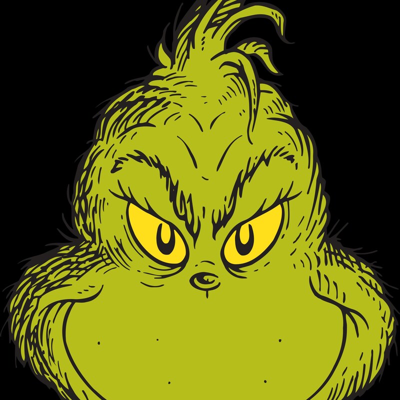Grinch Faces for Decal - Etsy