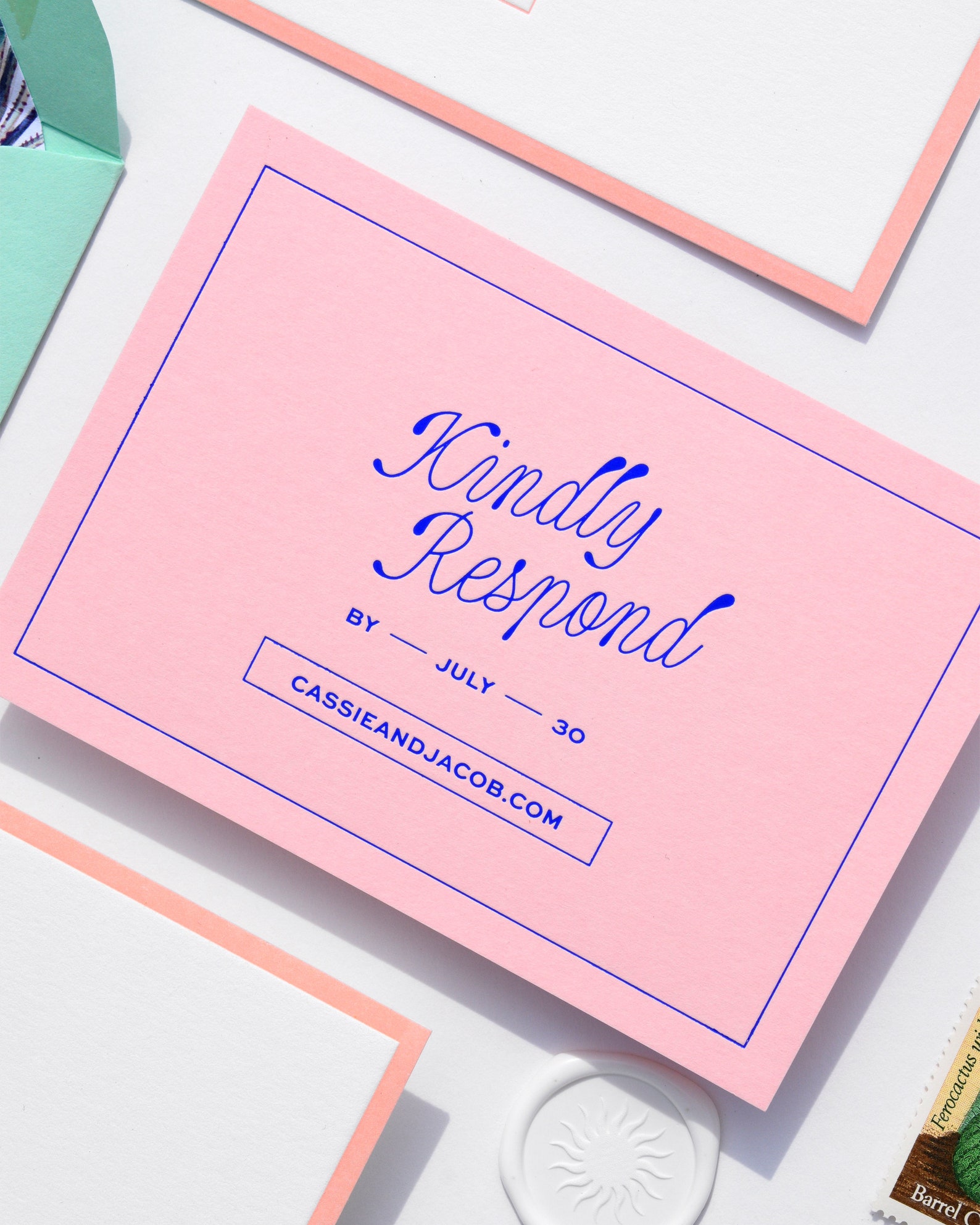 The Resort Wedding Invitation Letterpress Gold Foil - Etsy