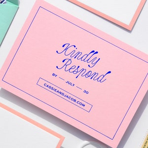 The Resort Wedding Invitation Letterpress Gold Foil Luxury Wedding ...