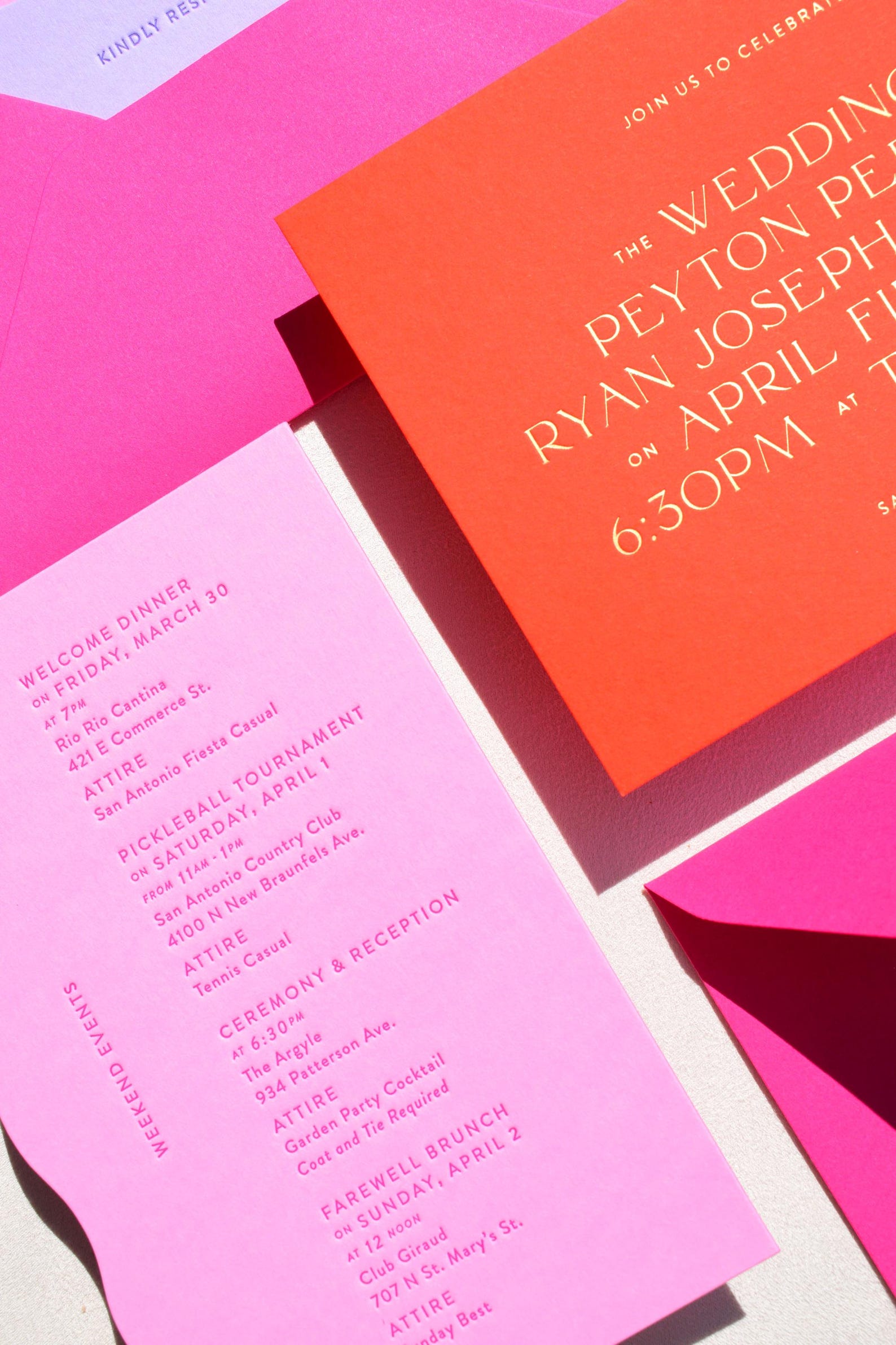 Wedding Invitation Sample Pack – the Contemporary Collection | Modern ...