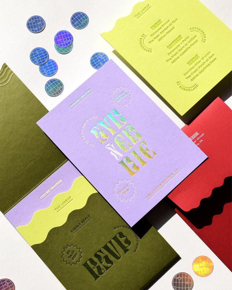 Custom Wedding Invitations, Invitations & Printing Services, Scalloped ...