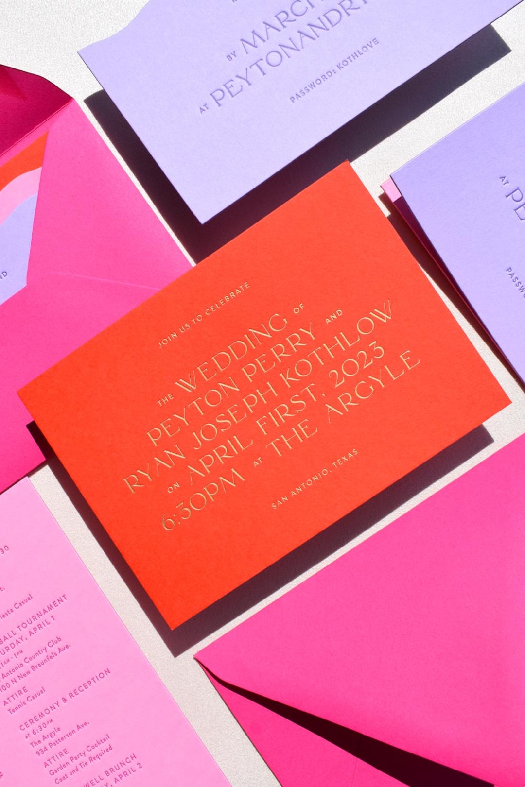 Wedding Invitation Sample Pack – the Contemporary Collection | Modern ...