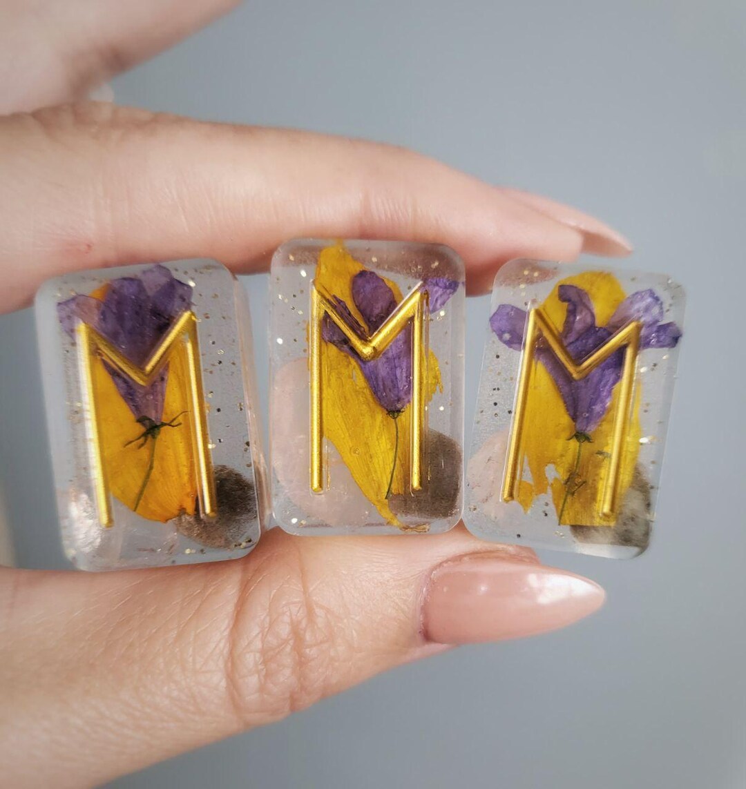Set of Ehwaz FRIENDSHIP Charms - Elder Futhark Runes - Kinship, Loyalty ...