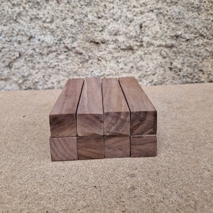 Set of 8 Walnut Blocks for Turning and Diy Works - Etsy