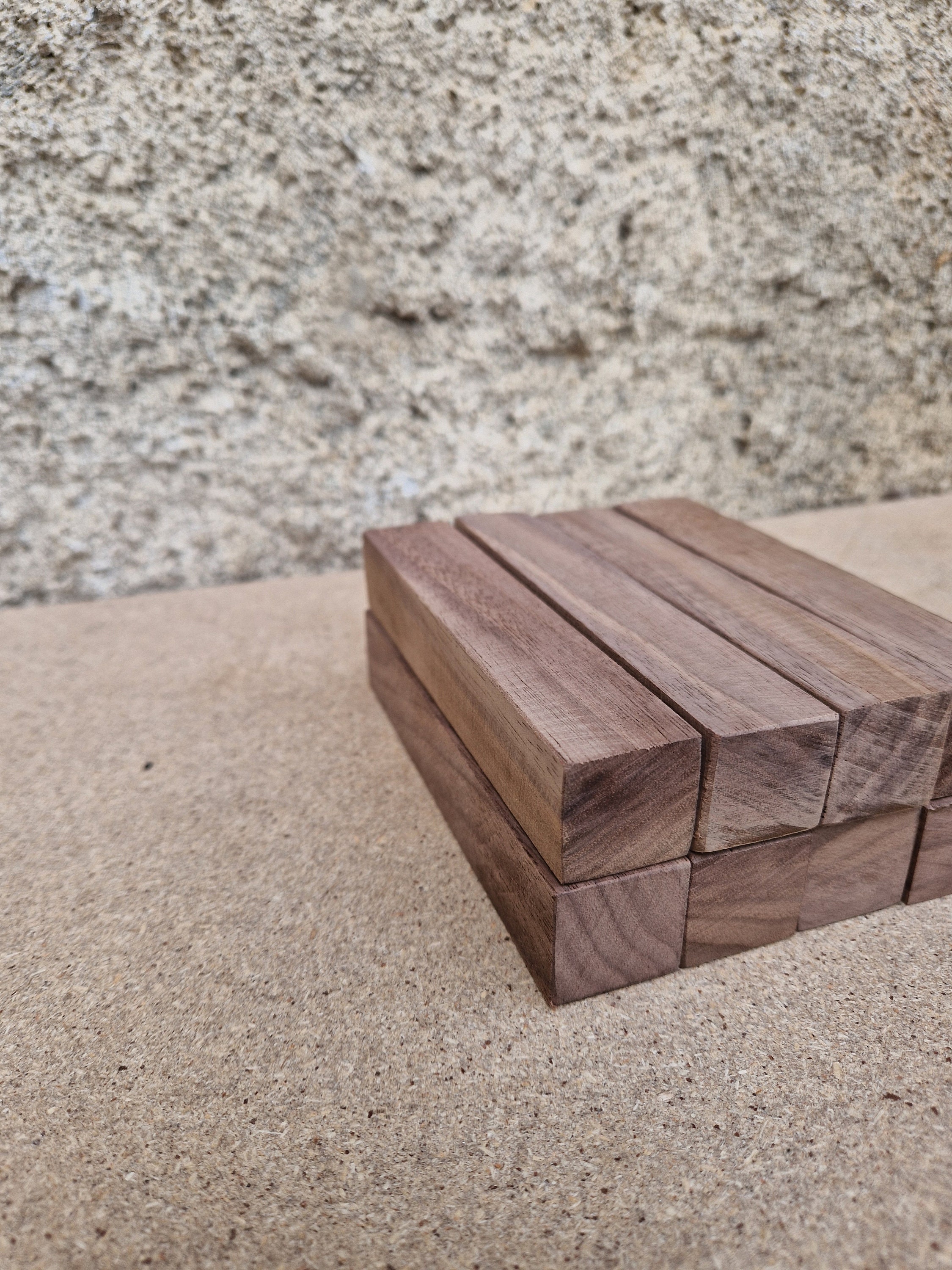 Set of 8 Walnut Blocks for Turning and Diy Works - Etsy