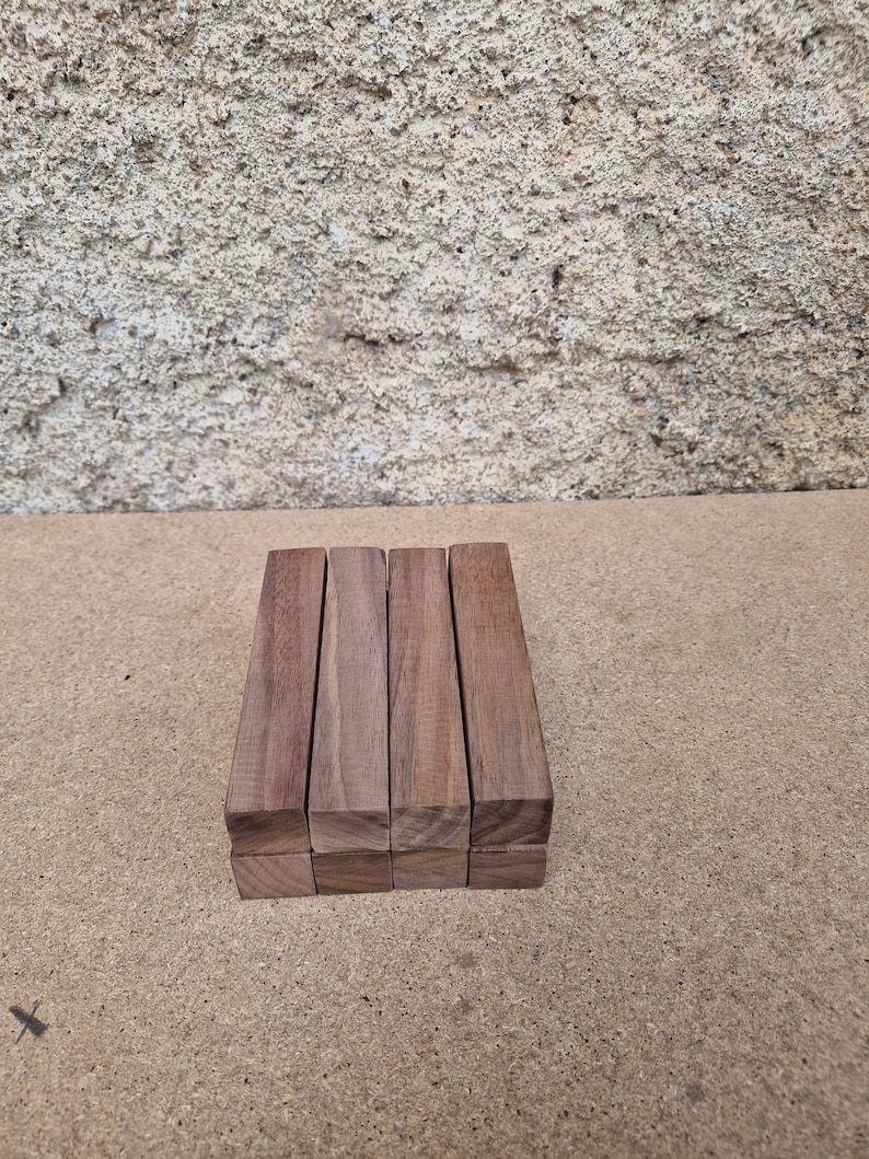 Set of 8 Walnut Blocks for Turning and Diy Works - Etsy