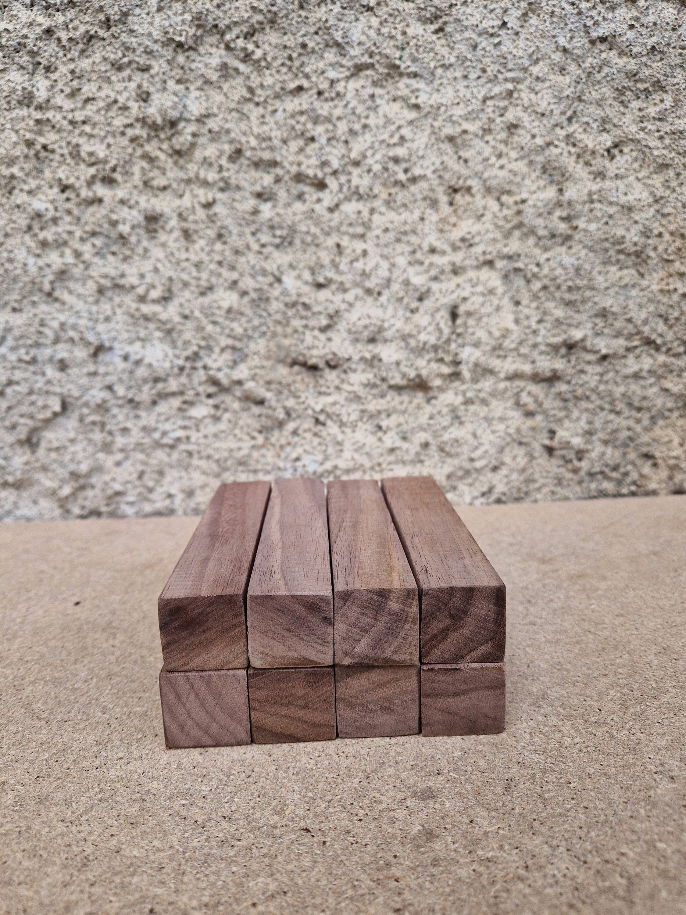 Set of 8 Walnut Blocks for Turning and Diy Works - Etsy
