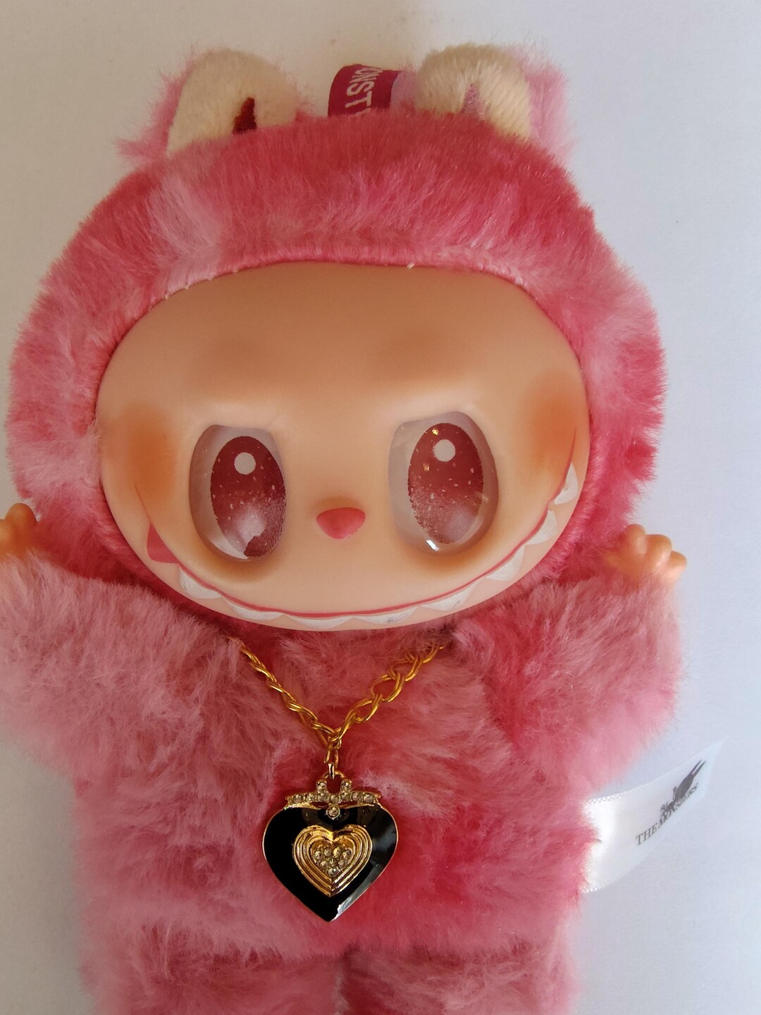 Labubu Chain, Labubu Necklaces Black Heart - Etsy