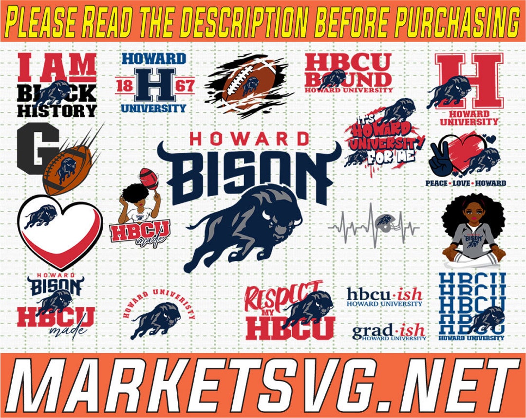 Howard University Svg HBCU Svg Collections HBCU Svg - Etsy