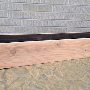 Handmade Cedar Planter Box: Charred Wood Finish, USA Made - Etsy