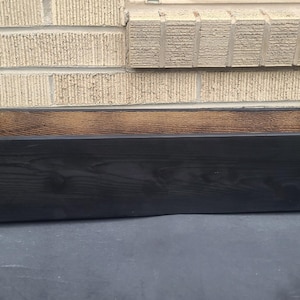 Handmade Cedar Planter Box: Charred Wood Finish, USA Made - Etsy