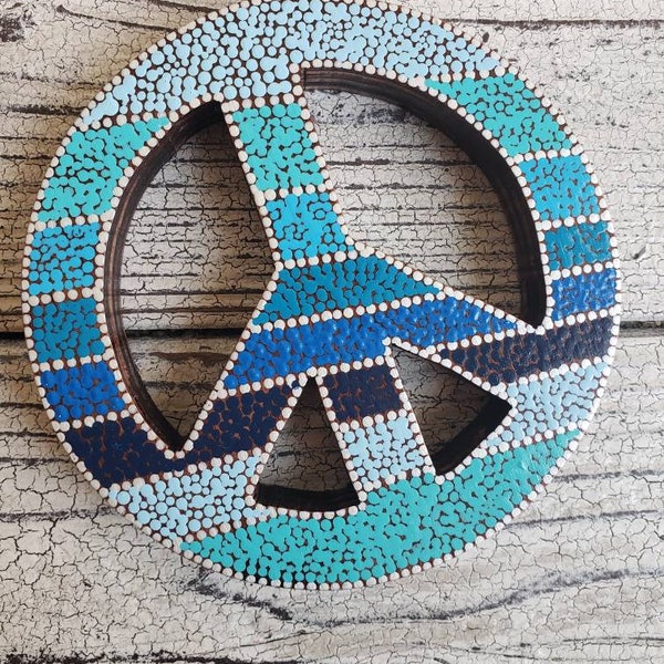 Wooden Peace Sign - Etsy