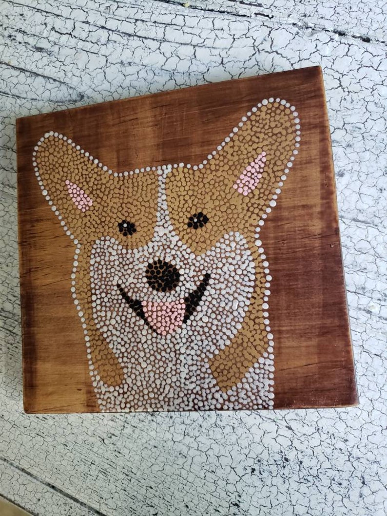 Corgi Wooden Sign // Dog Decor // Home Decor // Wall Art // Hand ...