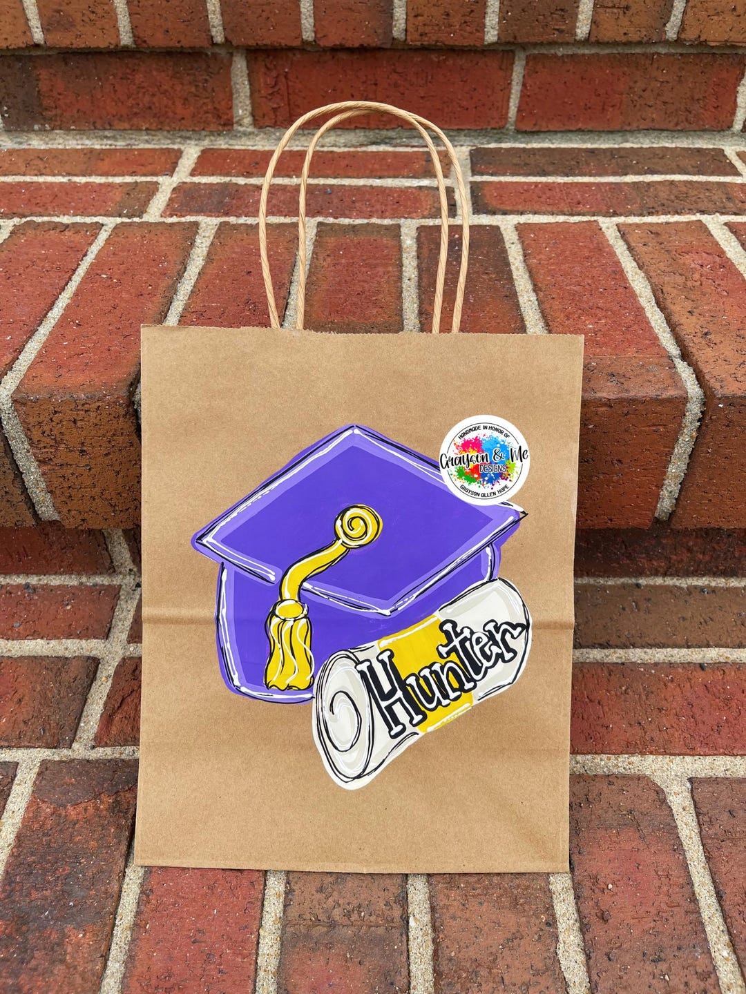 PREORDER: Graduation Giftbags | Grad Gift Holder | Graduation Cap ...