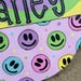 Handpainted Pastel Smiley Face Teacher Door Hanger - Retro School Decor ...