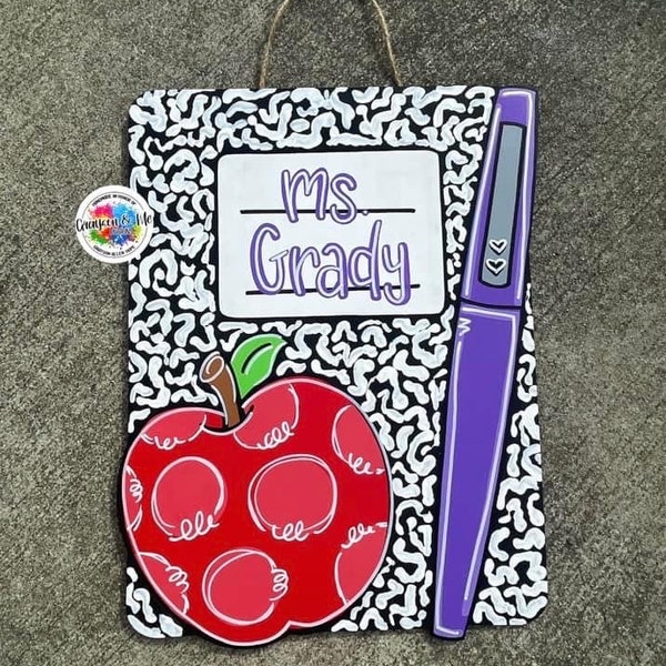 Book Door Hanger - Etsy