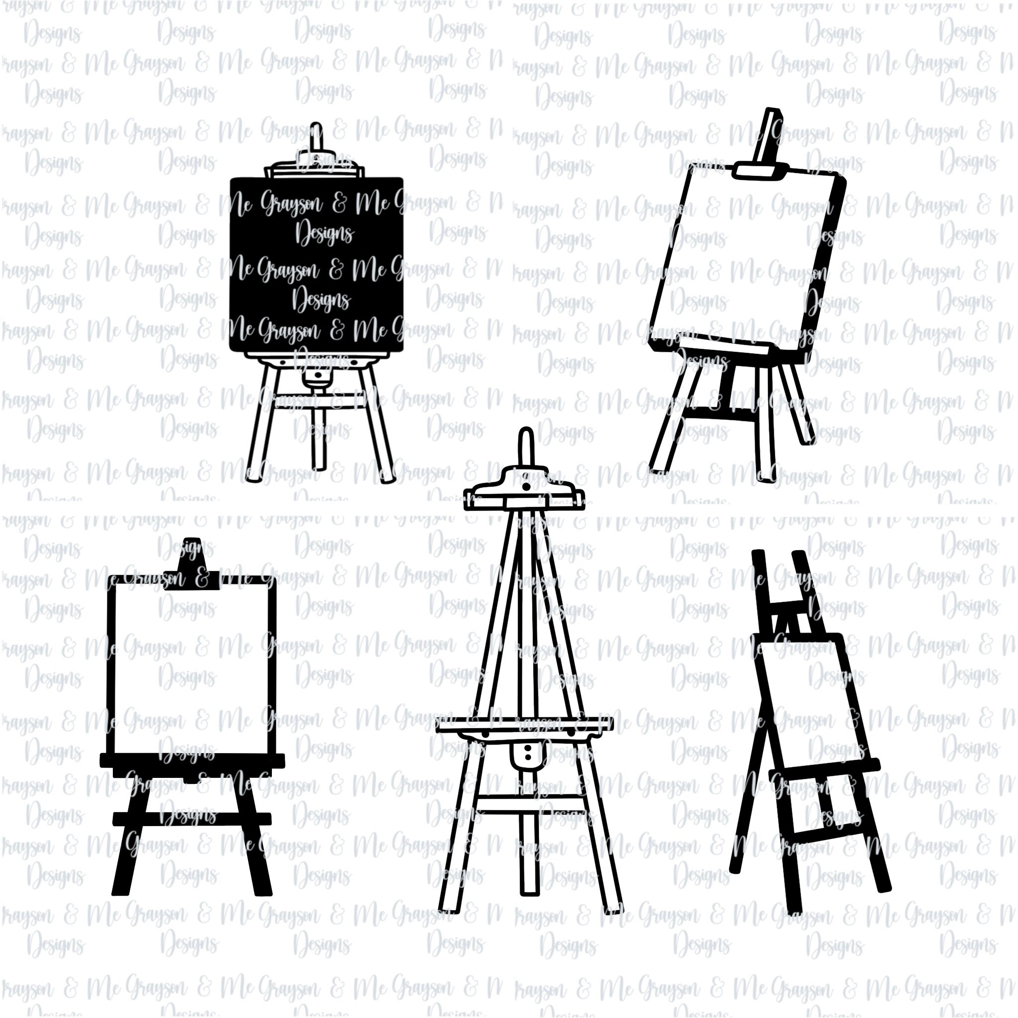 Art Easel Clipart